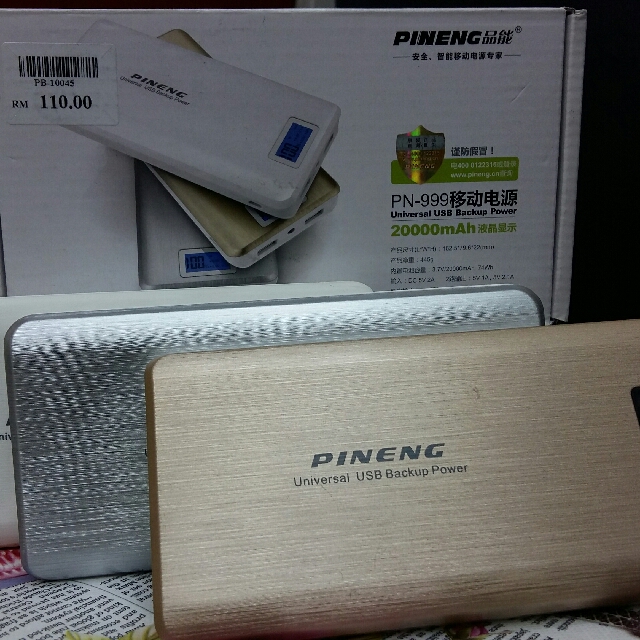 Original Pineng Power Bank, Mobile Phones & Gadgets, Mobile & Gadget ...