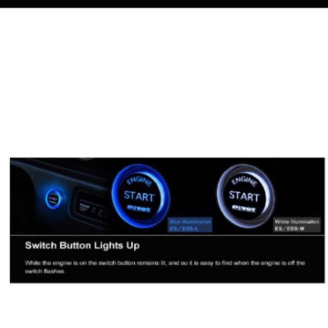 Pivot Original Engine push start, Car Accessories on Carousell