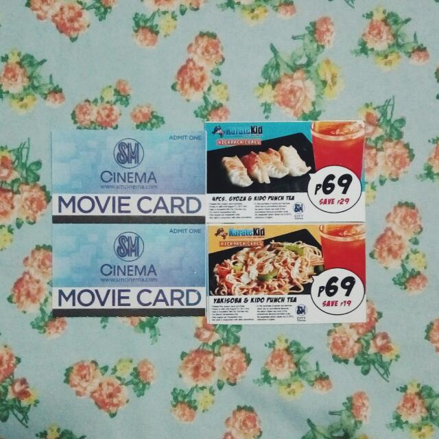 SM Cinema Movie Card, Tickets & Vouchers, Store Credits on Carousell