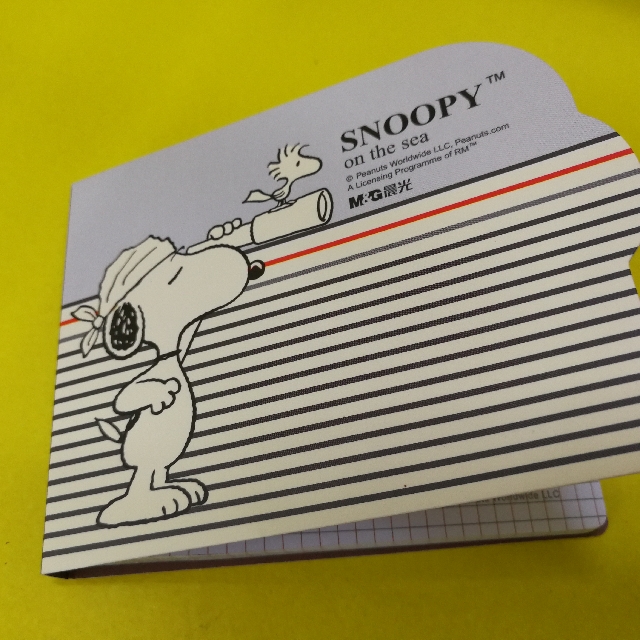 Snoopy Notepad - By The Sea, Hobbies & Toys, Stationery & Craft ...