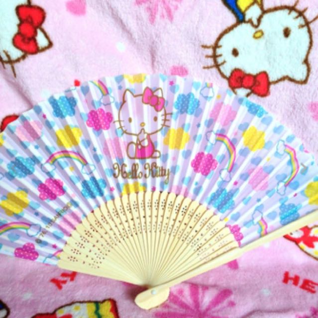 Hello Kitty Hand Fan, Hobbies & Toys, Toys & Games on Carousell