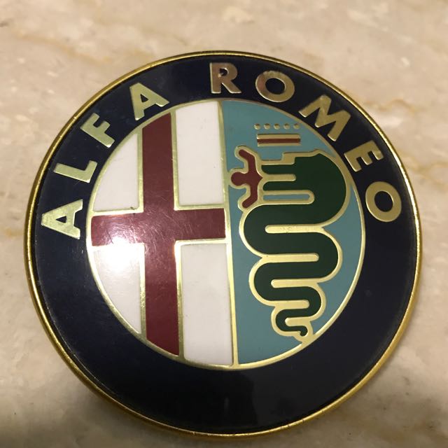 Alfa Romeo Badge Emblem, Car Accessories on Carousell