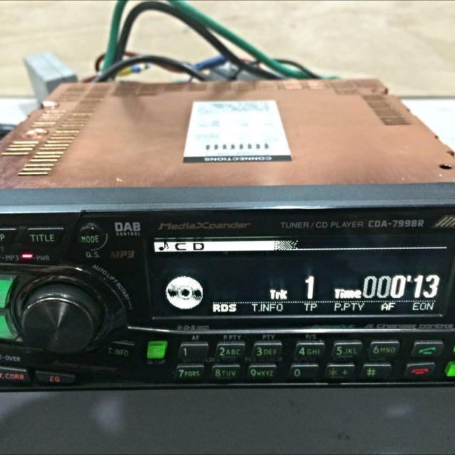 Alpine CDA-7998R full copper chassis, Car Accessories on Carousell