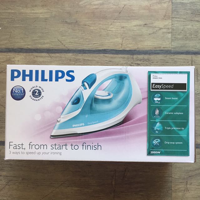 Philips EasySpeed Iron, TV & Home Appliances, Irons & Steamers on Carousell
