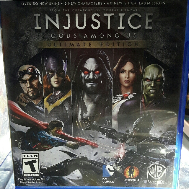 Ps4 Injustice Gods Among Us Ultimate Edition, Video Gaming, Video Game ...