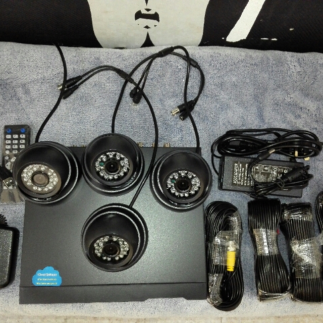 4ch cctv ahd dvr kit, Furniture & Home Living, Security & Locks ...