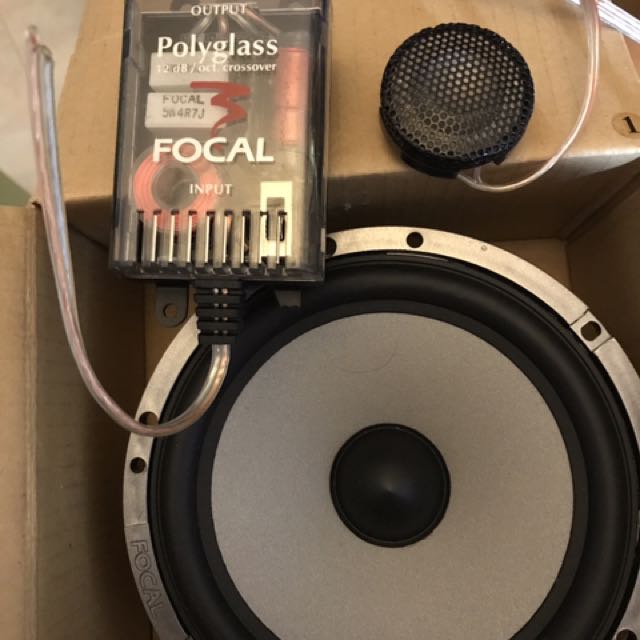 Focal Performance 165V15 2 Way Car Speakers With Crossover, Car ...