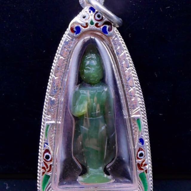 Monday Buddha aka Pang Ham Yati old jade Buddha, Hobbies & Toys ...