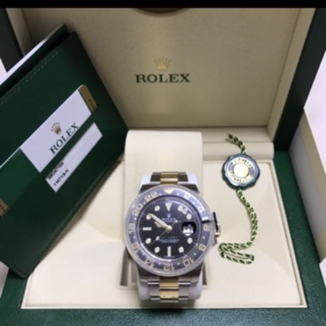 ROLEX GMT Half Gold, Luxury, Watches on Carousell