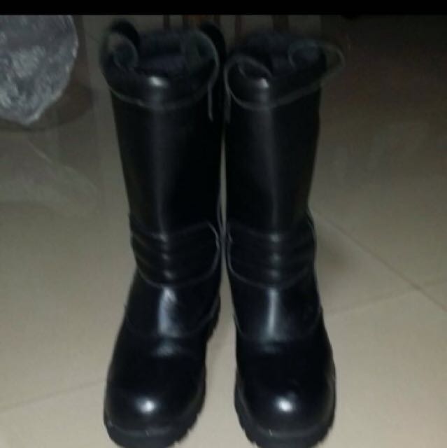 SCDF Frontier Firefighter Top Boots, Men's Fashion, Footwear, Boots on ...