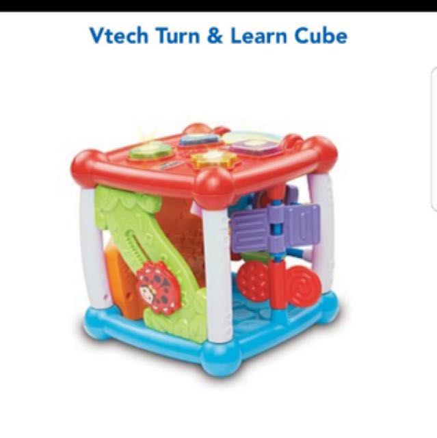 Vtech Turn & Learn Cube, Babies & Kids, Infant Playtime on Carousell