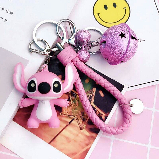 Pink Stitch With Led And Sound Keychain, Everything Else, Others on ...