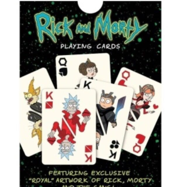 Rick And Morty Poker Playing Cards, Hobbies & Toys, Toys & Games on ...