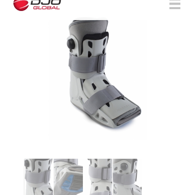Wore for only 30 Minutes Airselect Short Aircast for Fractures, Sprains ...