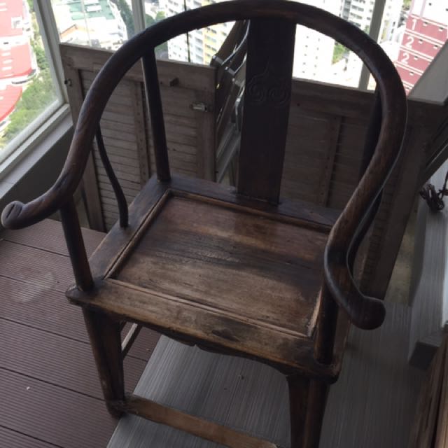 Antique Chinese Chair, Furniture & Home Living, Furniture, Chairs on ...
