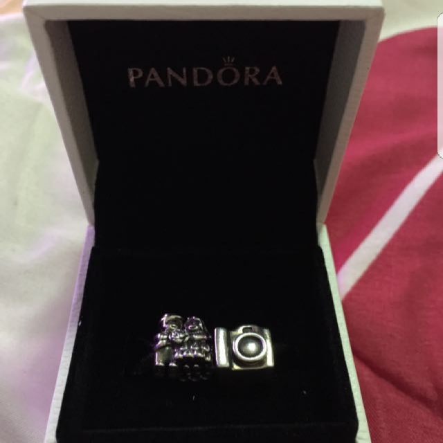 Authentic Pandora Bride & Groom and Camera Charm, Luxury, Accessories ...