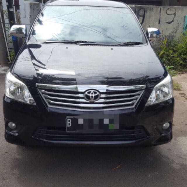 Dijual toyota innova diesel thn 2012 manual , warna hitam, Mobil ...