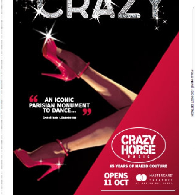 FOREVER CRAZY - Crazy Horse Paris Standard Ticket, Tickets & Vouchers ...
