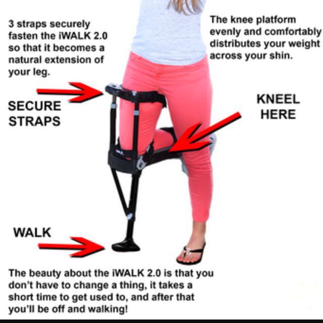 iWalk 2.0 Knee Crutch, Everything Else on Carousell