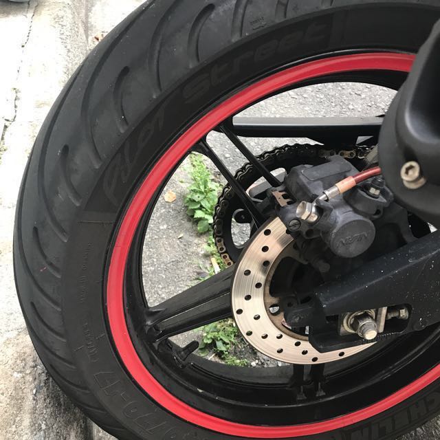 Michelin tyre (Pilot Street), Motorcycles, Motorcycle Accessories on ...