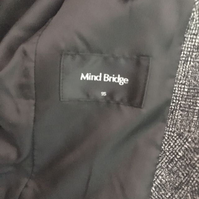 Mind bridge Blazer wool grey, Men's Fashion, Tops & Sets, Formal Shirts on Carousell