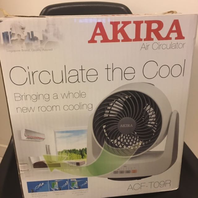 New Akira Fan ( Air circulator), TV & Home Appliances, Air Conditioners ...