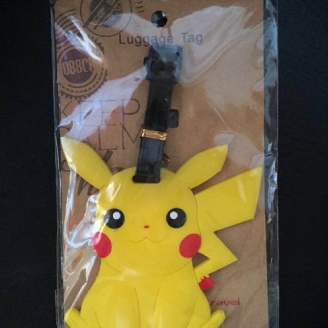 Pikachu Luggage Tag, Everything Else, Others on Carousell