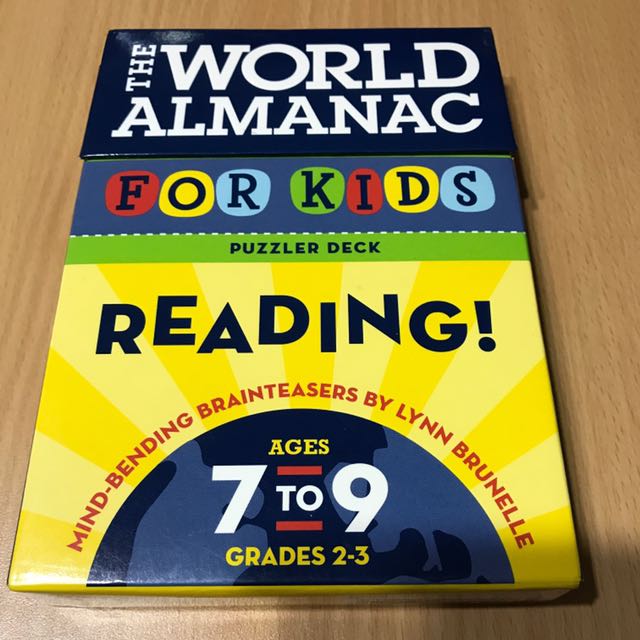 The World Almanac for kids puzzler deck, Hobbies & Toys, Toys & Games ...