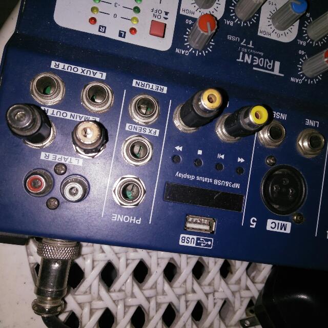 trident 7 channel audio mixer with usb, Audio, Other Audio Equipment on ...