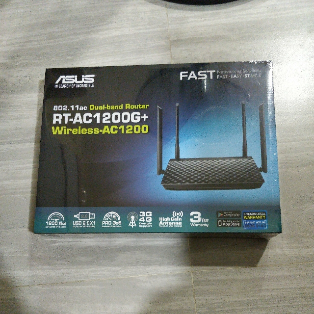 ASUS RT-AC1200G+ Dual Band Router, Computers & Tech, Parts ...
