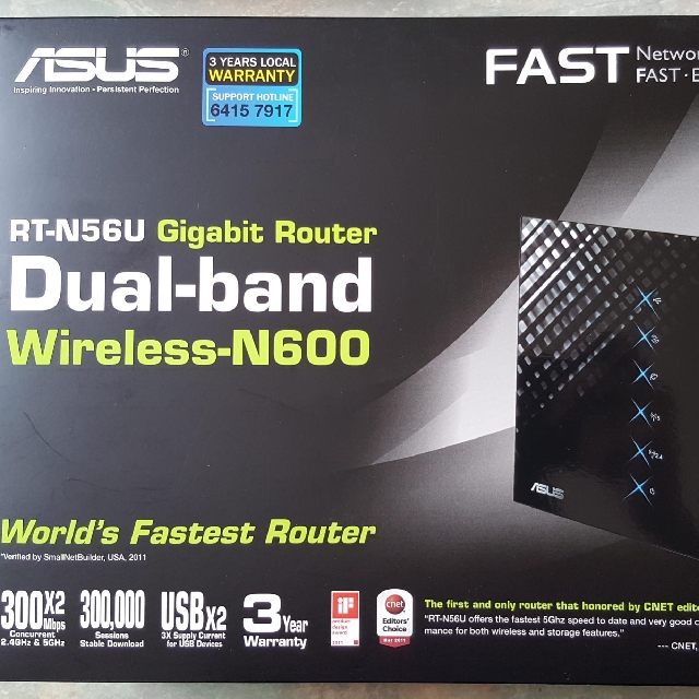 Asus RT-N56U Wireless Router, Computers & Tech, Parts & Accessories ...