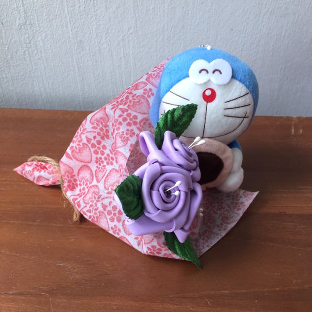 Doraemon Roses Bouquet, Hobbies & Toys, Stationery & Craft, Occasions ...