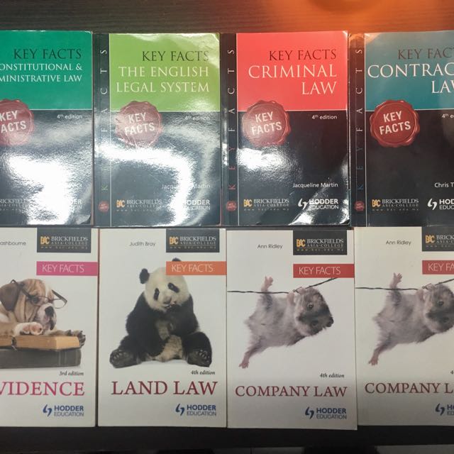 LAW KEY FACTS SERIES (8 books), Hobbies & Toys, Books & Magazines ...