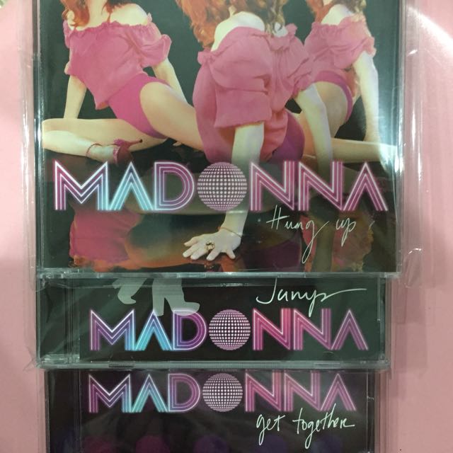 Madonna Music CD singles - Hung Up, Jump & Get Together, Hobbies & Toys ...