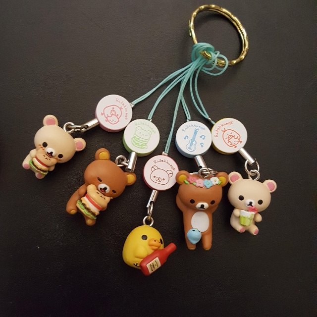Rilakkuma Charms (Assorted), Hobbies & Toys, Toys & Games on Carousell