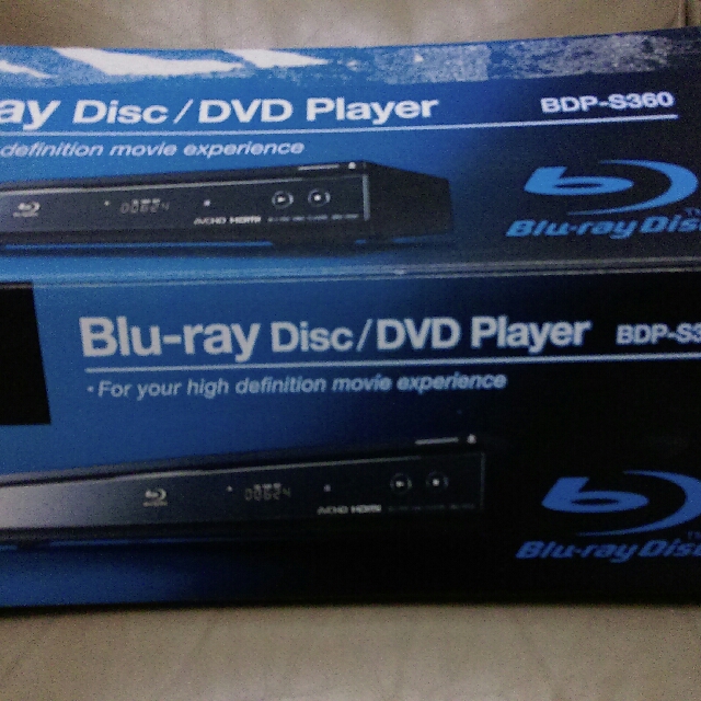 Sony Blu-ray Player BDP S360, TV & Home Appliances, TV & Entertainment ...