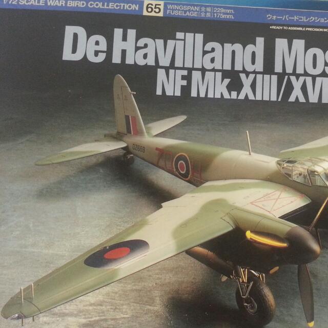 Tamiya 60765 1/72 Scale De Havilland Mosquito NF Mk.XIII/XVII Model Kit ...