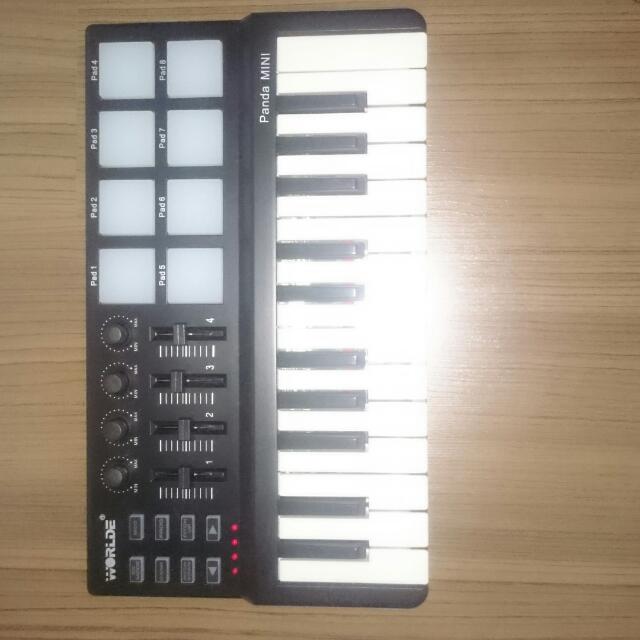Worlde Panda MIDI Controller, Hobbies & Toys, Music & Media, Musical ...