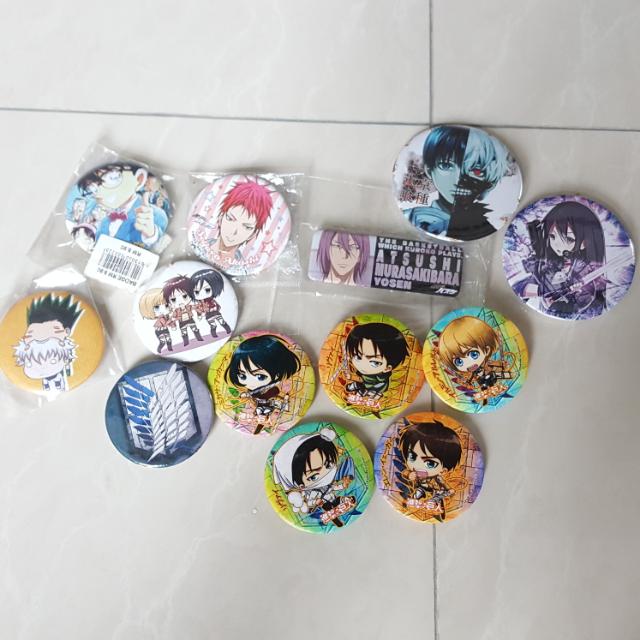 Anime Badges, Hobbies & Toys, Collectibles & Memorabilia, J-pop on ...