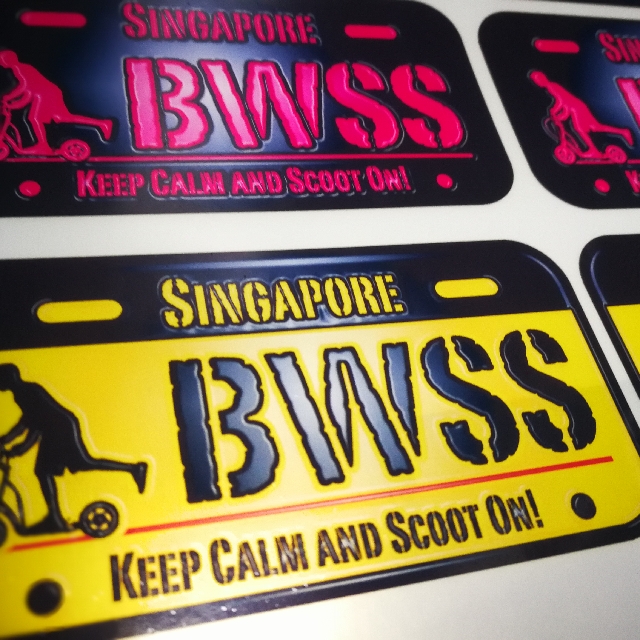 Bwss Metal Look Series escooter Sticker, Sports Equipment, PMDs, E ...