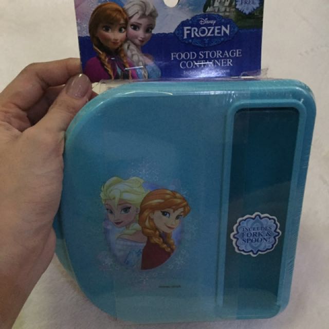 Disney Frozen food container with spoon and fork, Babies & Kids, Infant ...