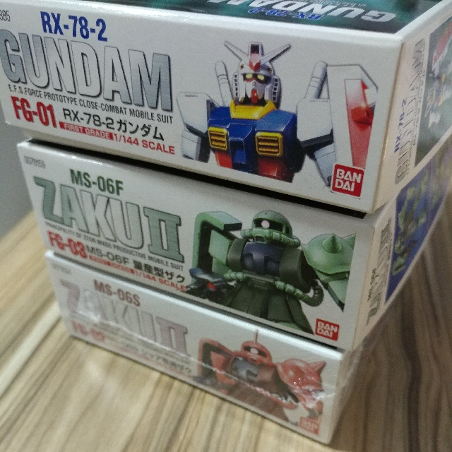 First Grade Set Gundam RX-78 ZAKU II, Hobbies & Toys, Toys & Games on ...