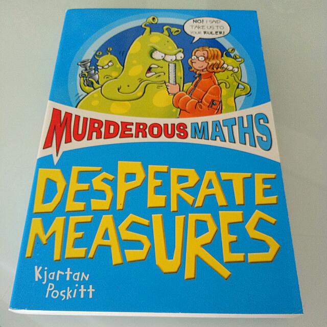 Murderous Maths Desperate Measures By Kjartan Poskitt, Hobbies & Toys ...