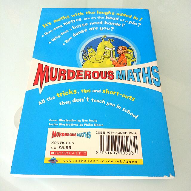 Murderous Maths Desperate Measures By Kjartan Poskitt, Hobbies & Toys ...