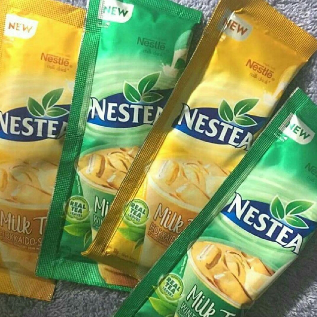 NESTLE Nestea Milk Tea Powdered Drinks, Health & Nutrition, Health ...