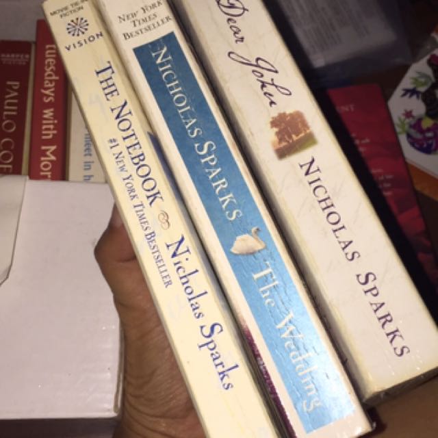 Nicholas Sparks Books Set, Hobbies & Toys, Books & Magazines, Fiction ...