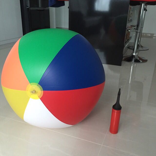 Beach Ball 36" 25% Thicker, Babies & Kids, Infant Playtime on Carousell