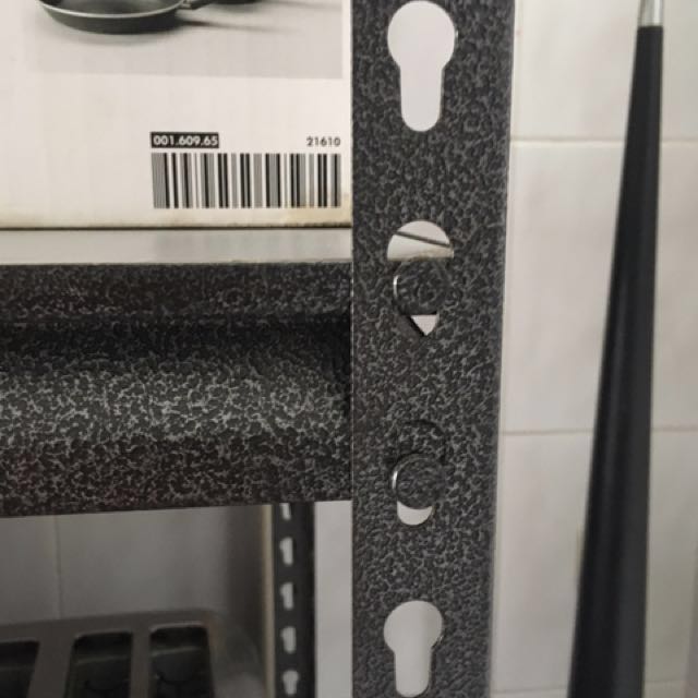 Hammersmart bolt less 5 tier shelf, utility shelf, heavy duty storage ...