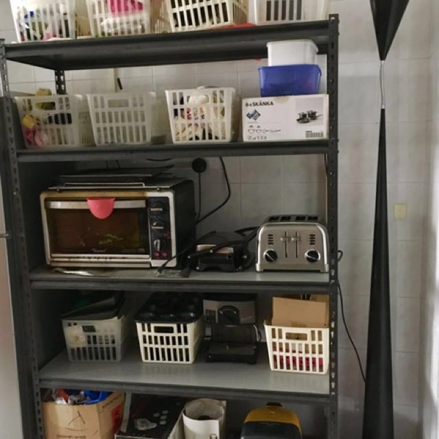 Hammersmart bolt less 5 tier shelf, utility shelf, heavy duty storage ...