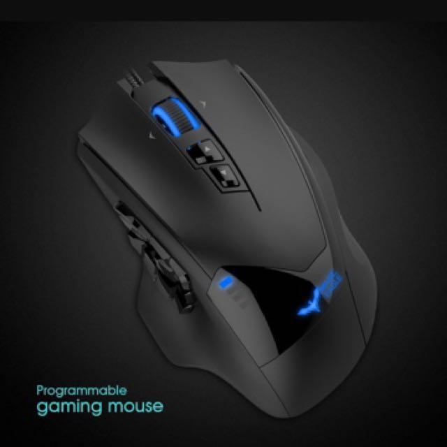 HAVIT 12000 DPI 19 Programmable Buttons Optical Sensor Pixart PMW 3360 ...